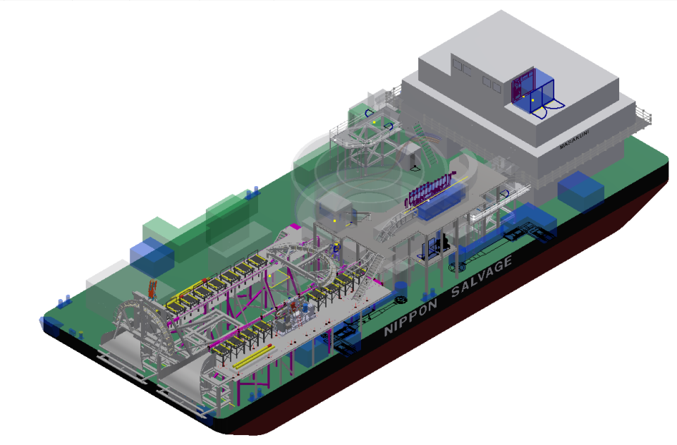 Innovative cable lay technology aboard Nippon Salvage's Masakuni | Royal IHC